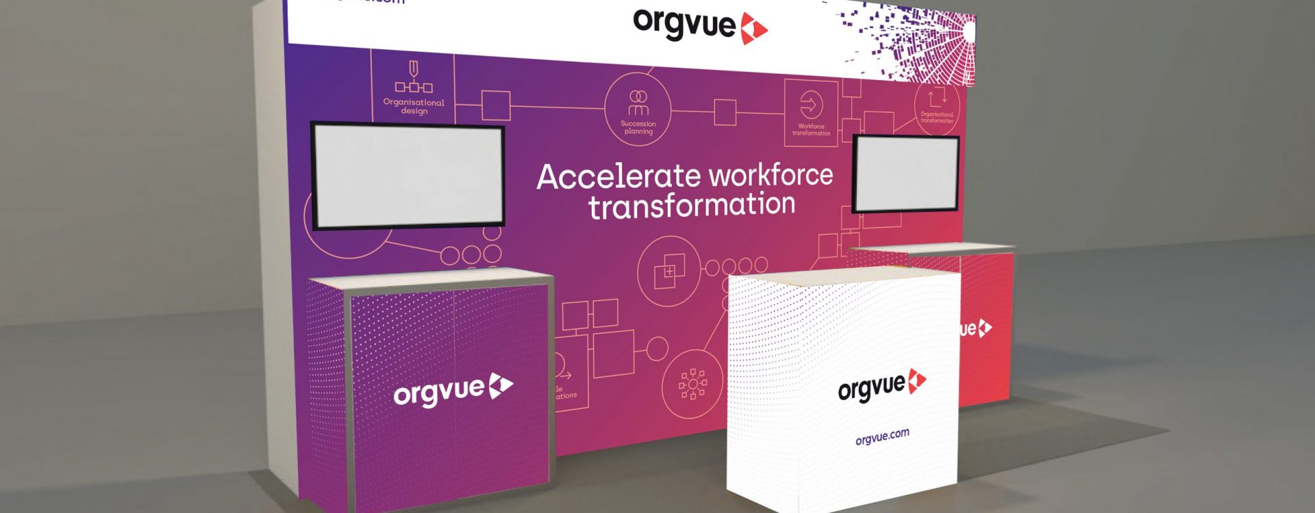 Orgvue – Exhibition Stand Design – James Cherry